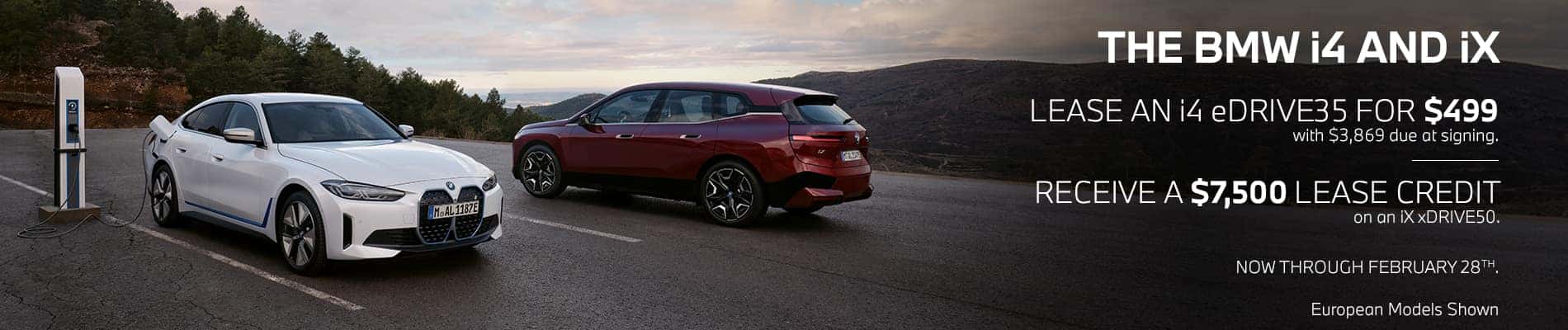 BMW iX/i4 Lease Credit Offer | BMW of Southpoint