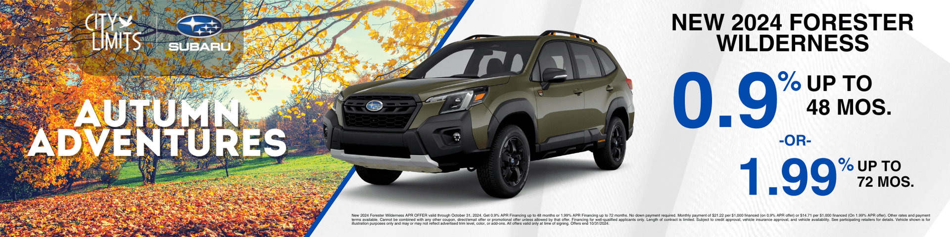 New Subaru for Sale in Buda | City Limits Subaru