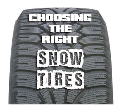 Choosing Snow Tires For Your Vehicle