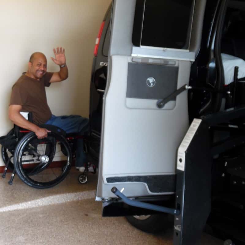 Happy Texas Conversion Van Customer