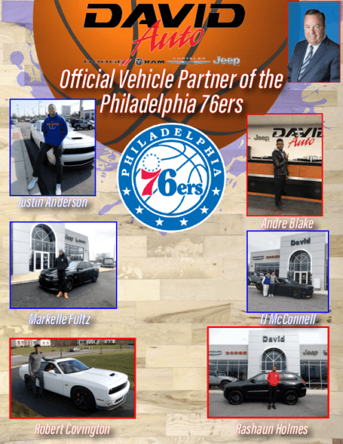 David Auto: Official Vehicle Partner of the Philadelphia 76ers