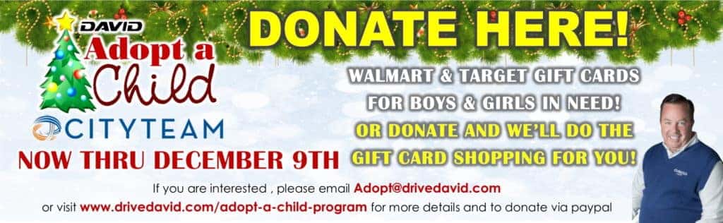 Adopt A Child Program | David Dodge Chrysler Jeep RAM
