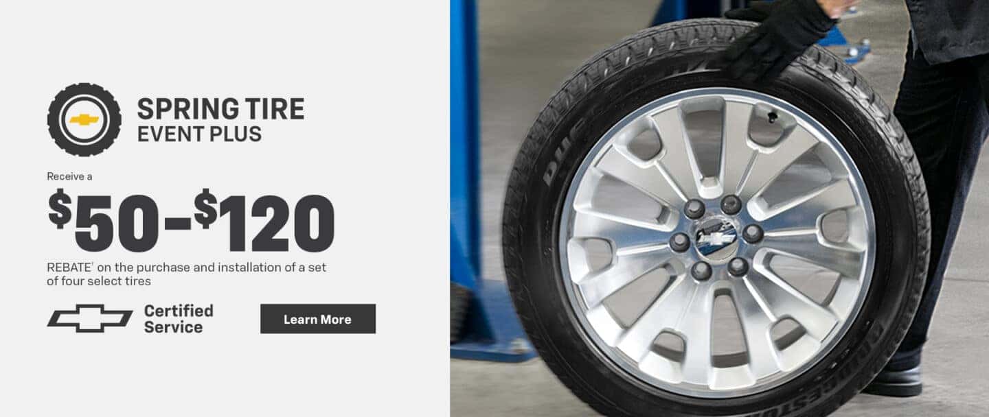 Spring Tire Event Near Schoolcraft, MI at DeNooyer Chevrolet