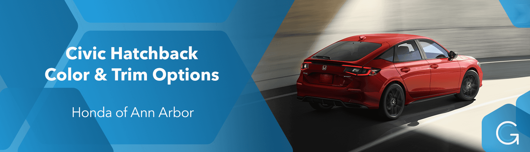 2026 Honda Civic Hatchback Exterior Colors & Trim Levels