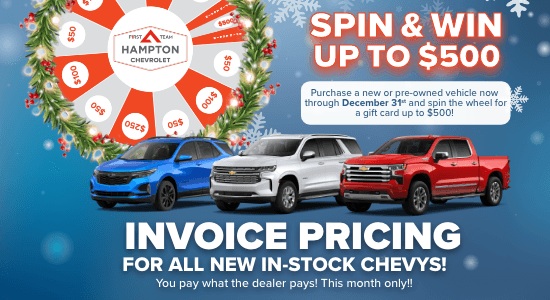 Your Premier Chevy Dealership | Hampton Chevrolet in Hampton, Virginia