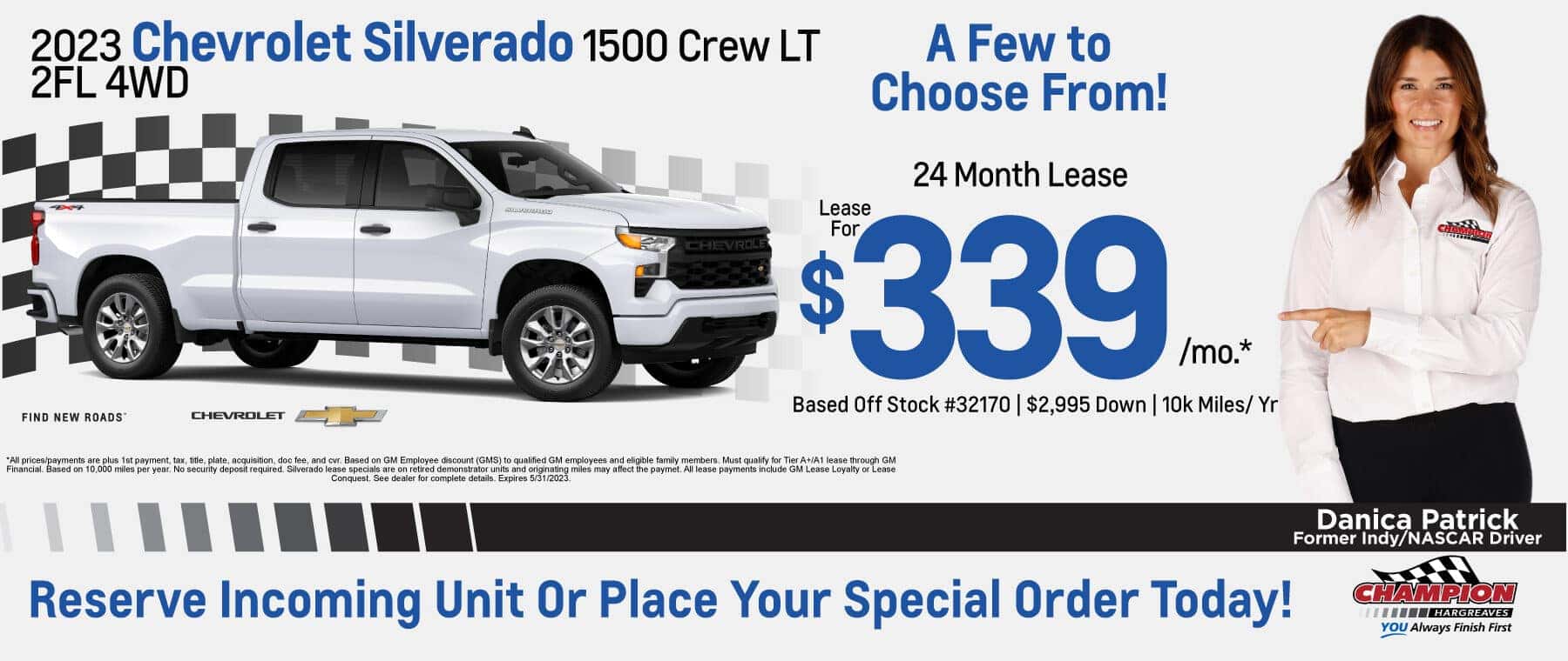 Champion Hargreaves Chevrolet | The Premier Chevy Dealer in Michigan