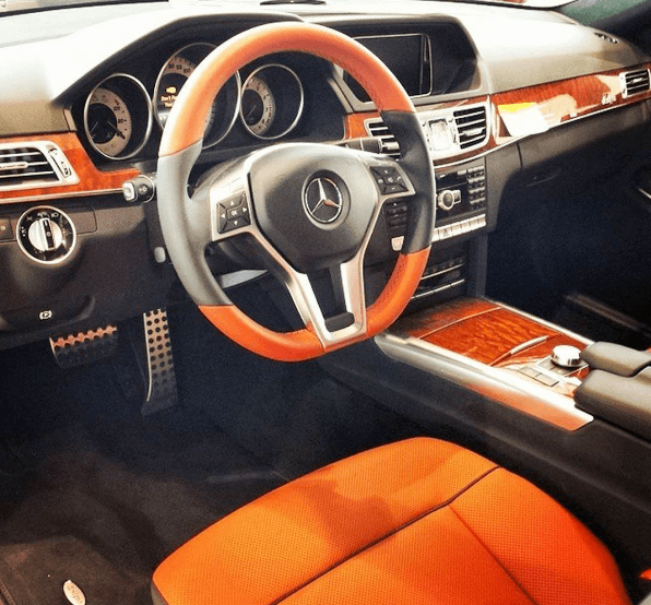 Amaretto leather and maple trim two opulent options for Mercedes-Benz E ...