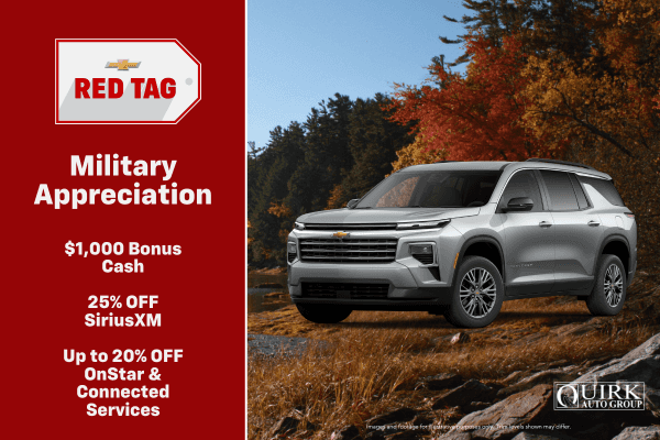 Current New Chevrolet, GMC Specials Offers | Quirk Chevrolet GMC Of ...