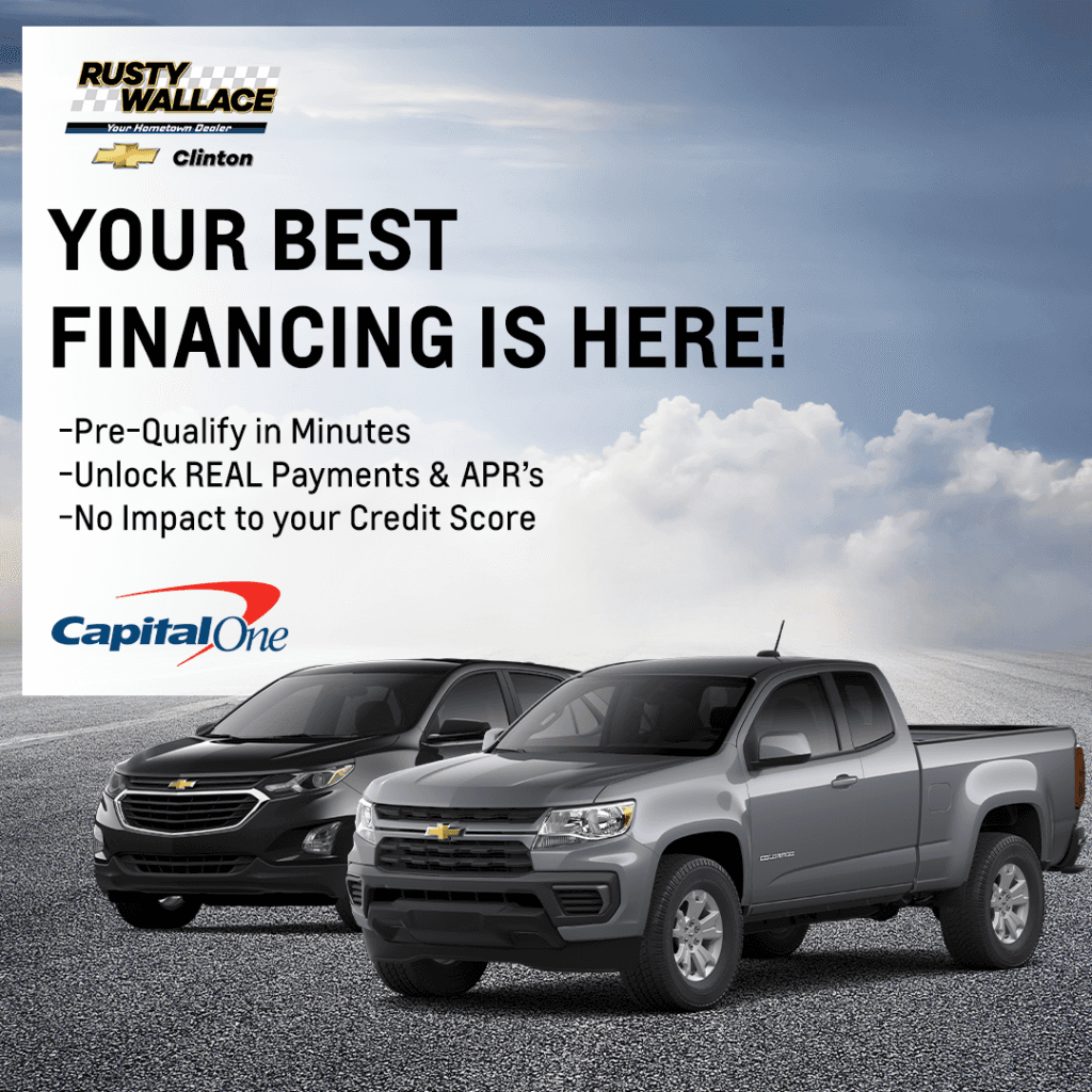 Instant Auto Loan Pre-Approval with Capital One | Chevy Dealer