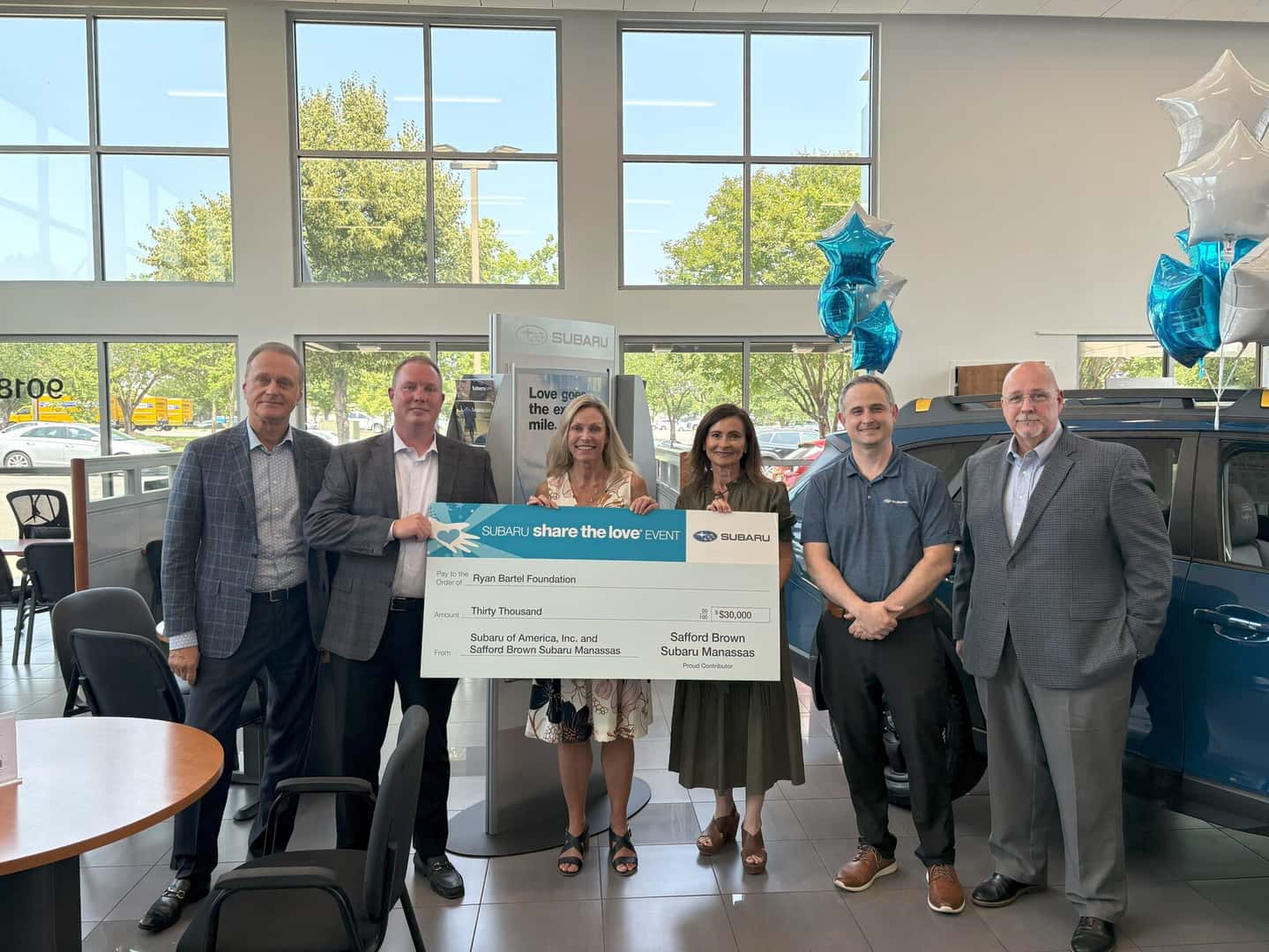 Supporting The Ryan Bartel Foundation | Safford Brown Subaru Manassas