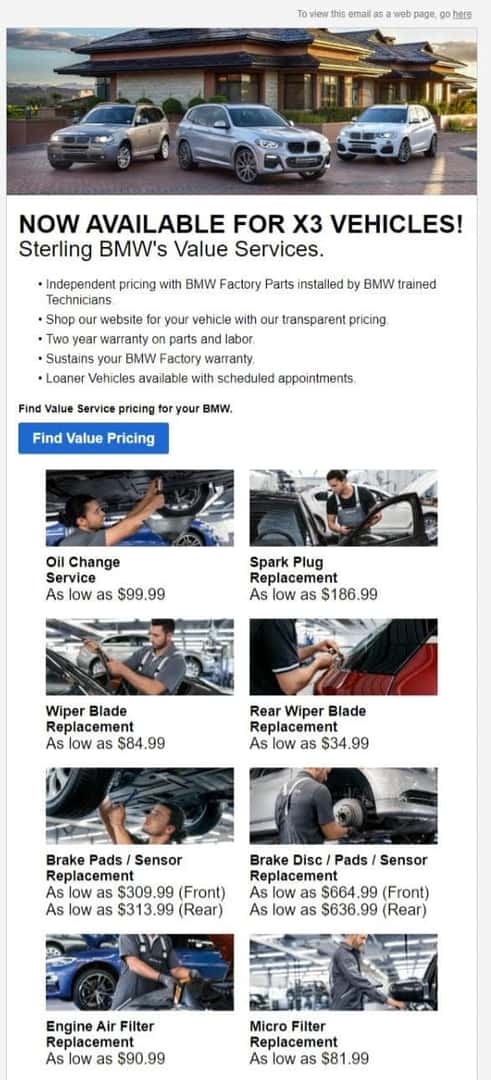 BMW Service Specials in Newport Beach