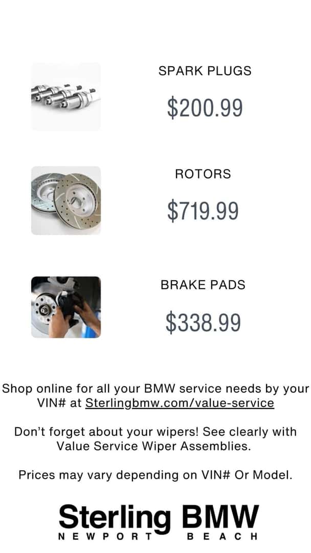 BMW Service Specials in Newport Beach