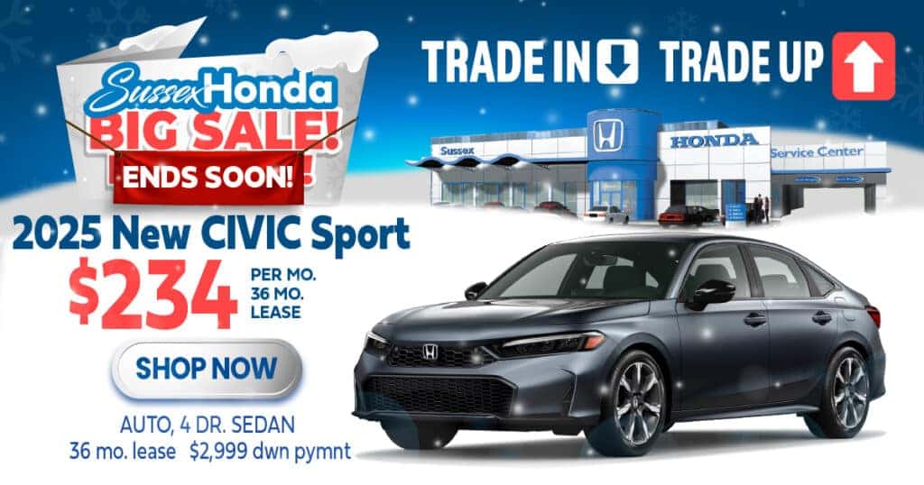 New Honda Lease Specials in Newton | Sussex Honda