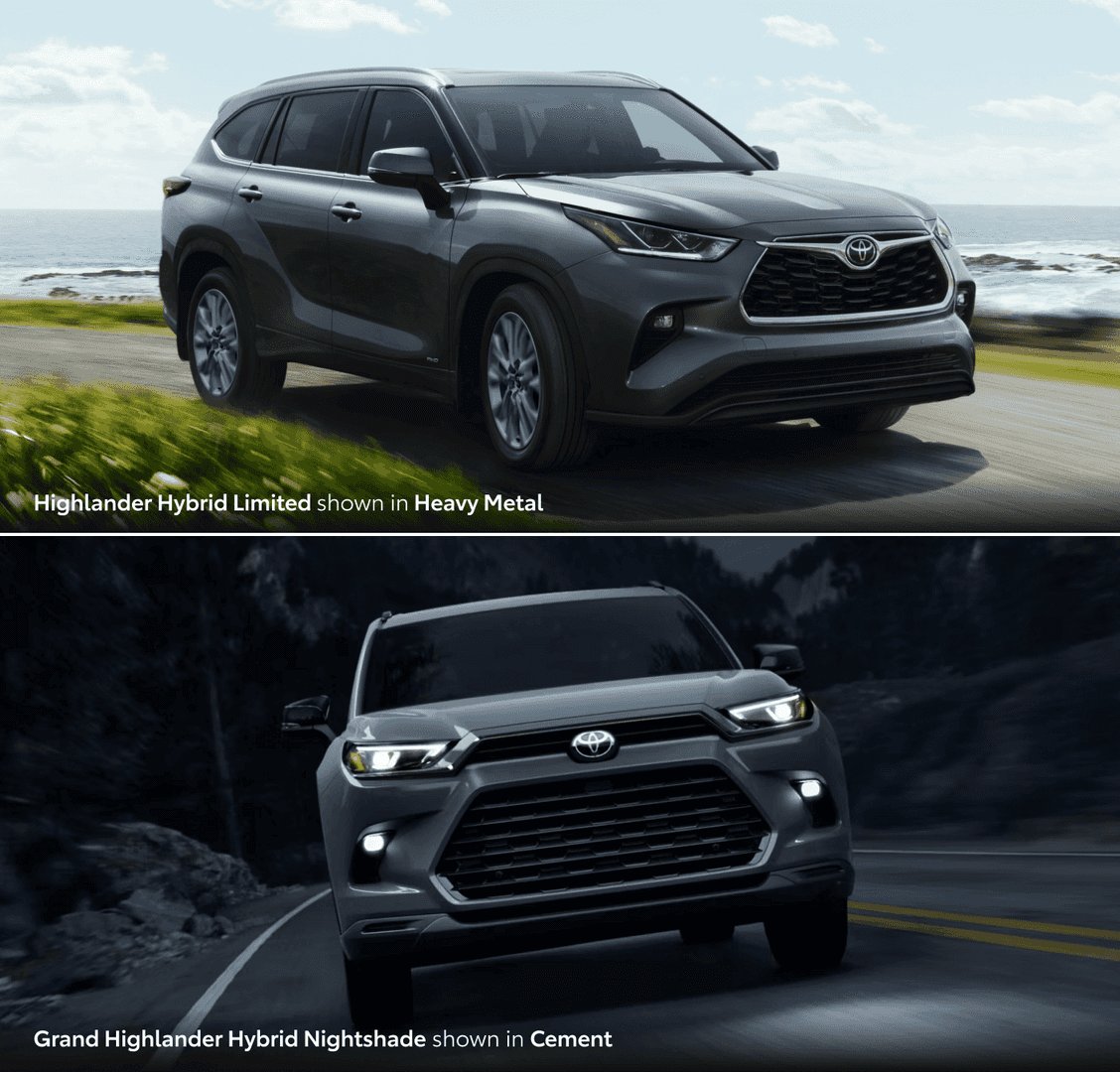 2026 Toyota Highlander Vs. 2026 Toyota Grand Highlander